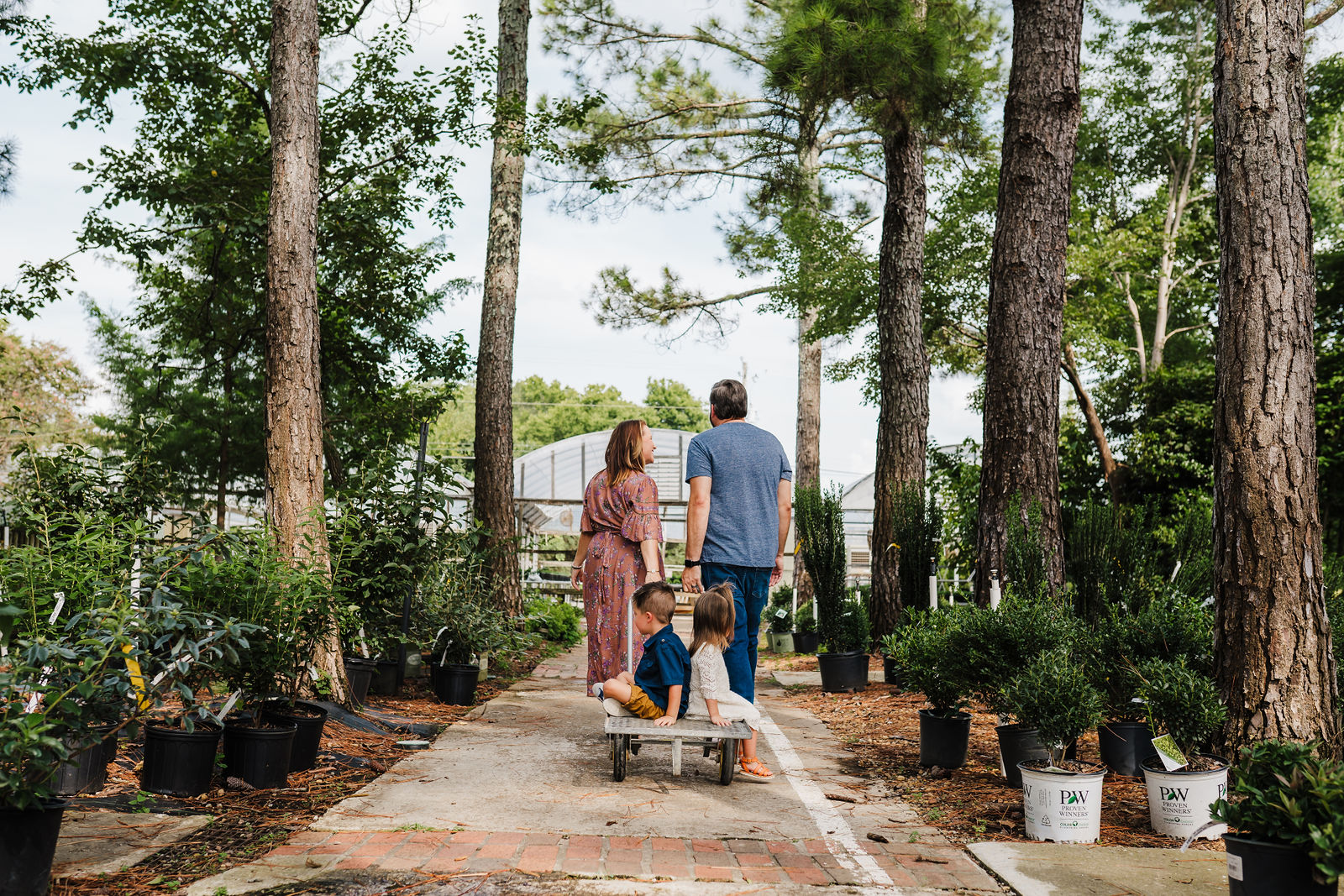 Clemons Family Greenhouse Session by Freeman & Co. Photography