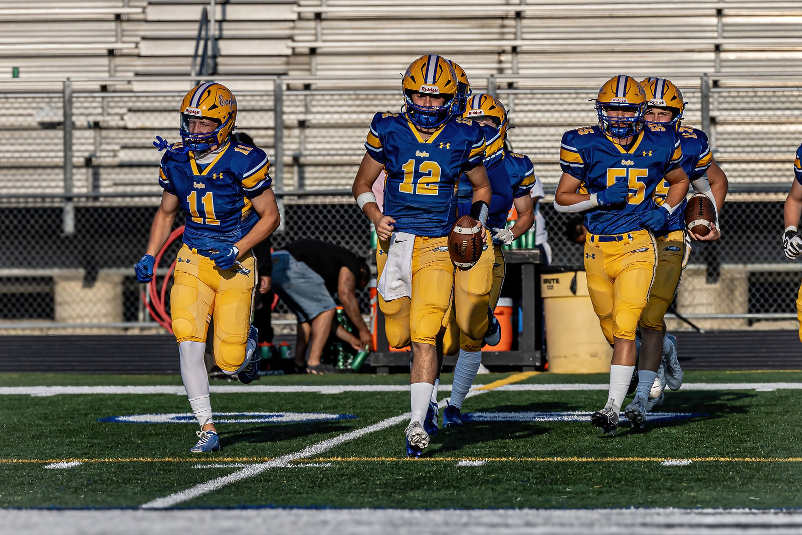 Blue/Gold Varsity by Lisa Witkowski Photography