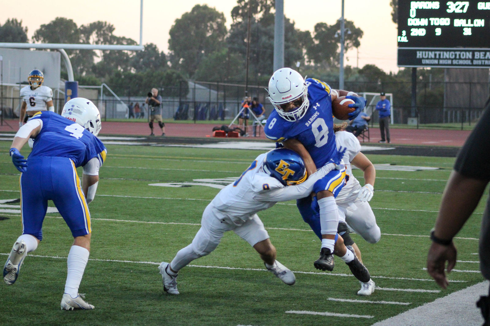 FVHS VS EL TORO FOOTBALL by Huntington Beach Union High School District