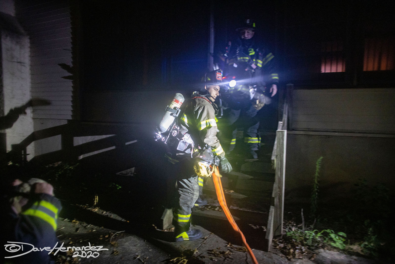 Evesham Porch Fire by Dave Hernandez Photo