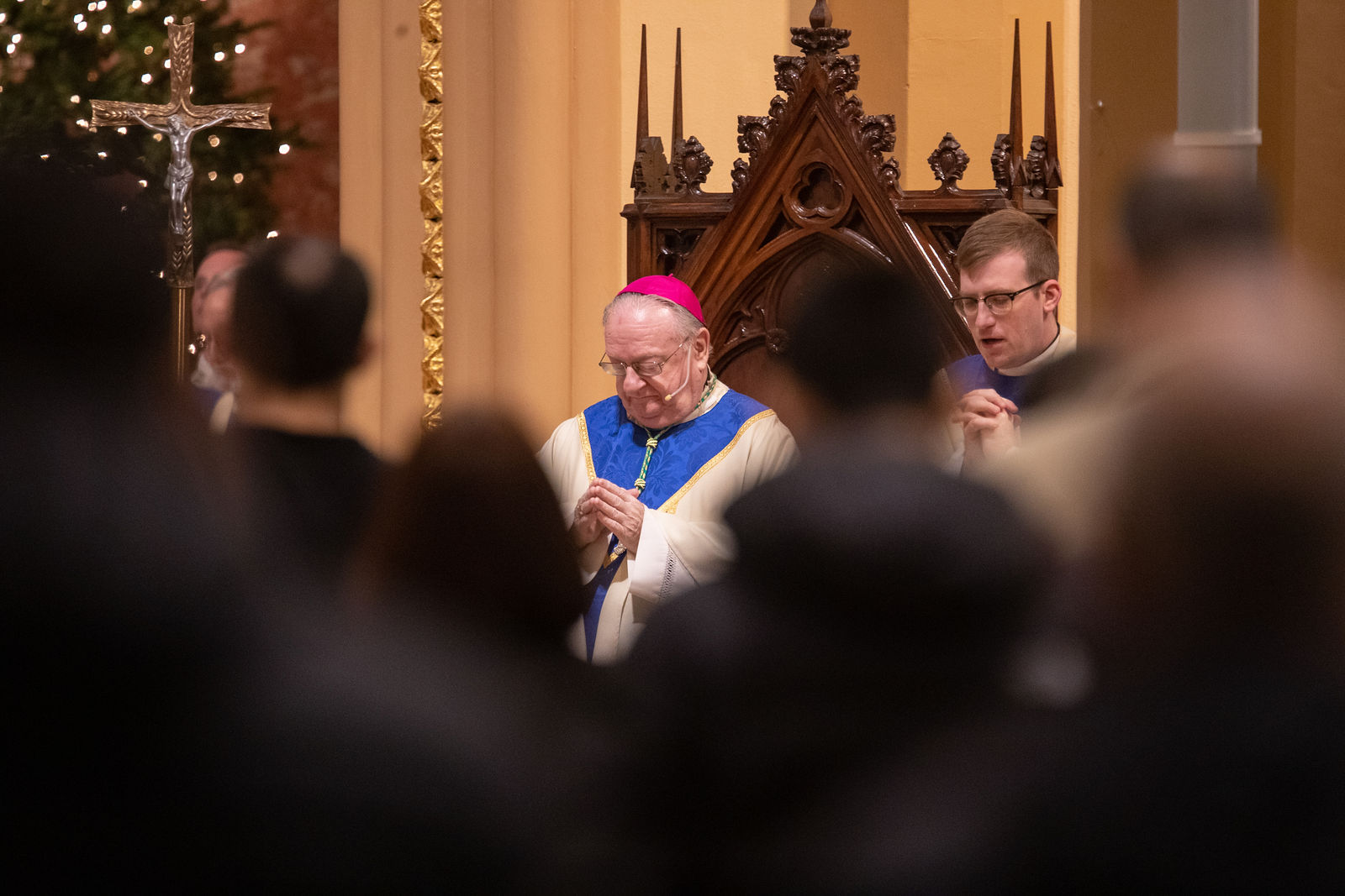 Bishop Sullivan Mass for Pope Benedict XVI by Catholic Star Herald