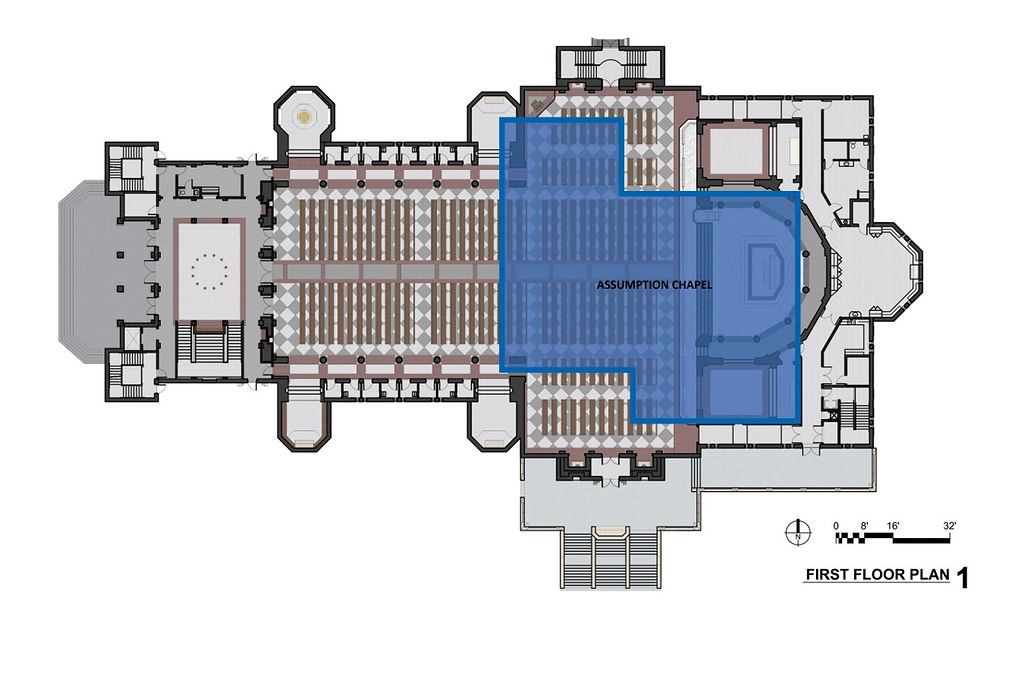Catholic Church Interior Diagram