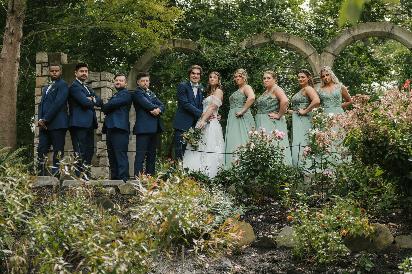 Jasmine and Kyle, Cleveland Botanical Gardens by Shiny Penny Studios