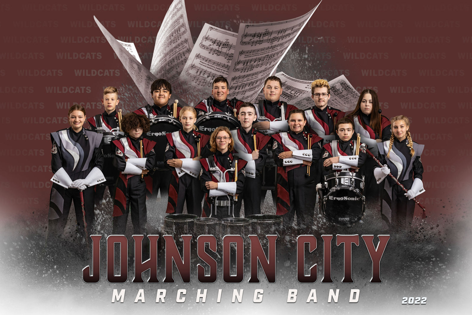 Johnson City Marching Band 2022 by Sean Murphy Studios