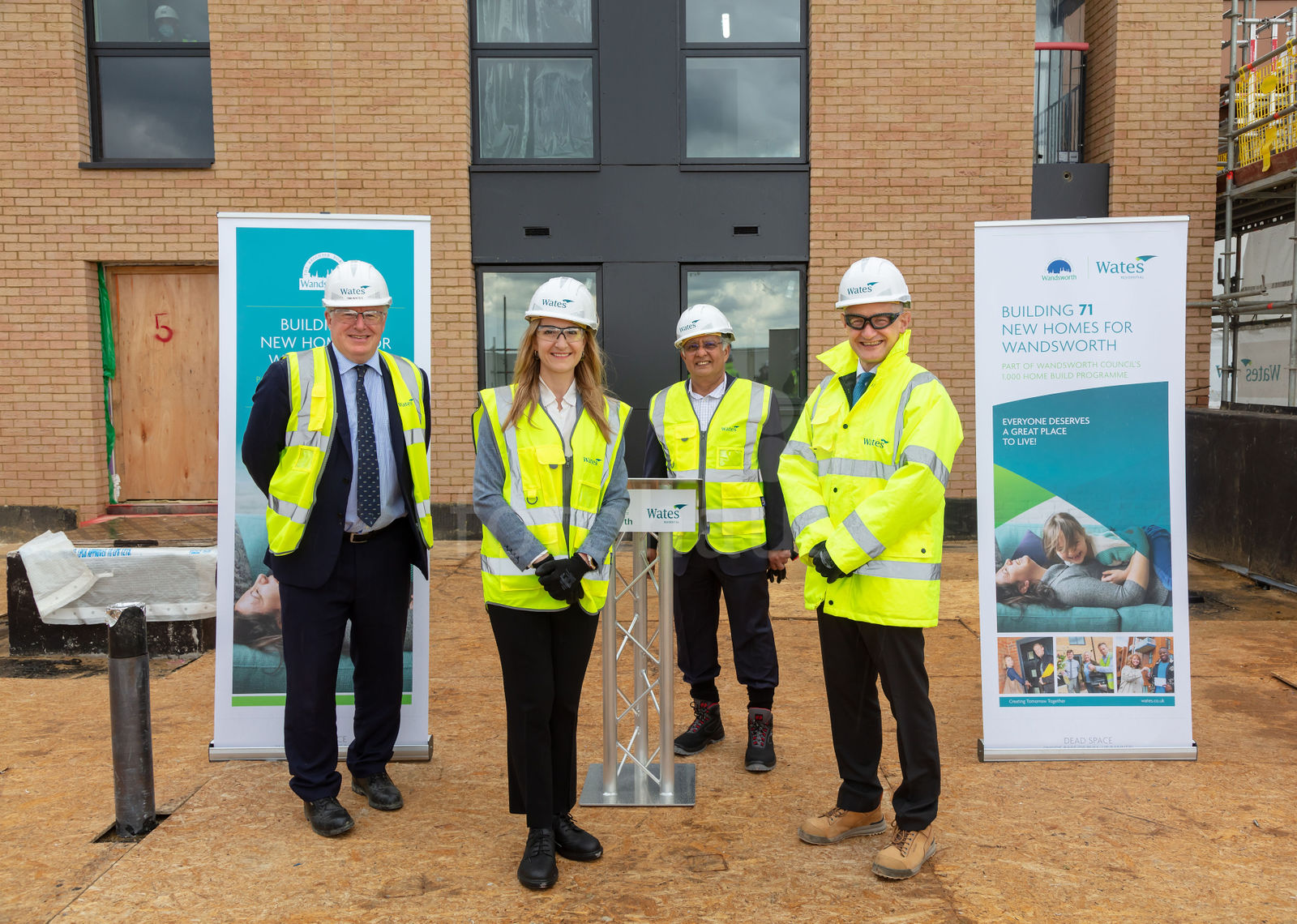 Shuttleworth House, Wandsworth - topping-out ceremony by Fotohaus