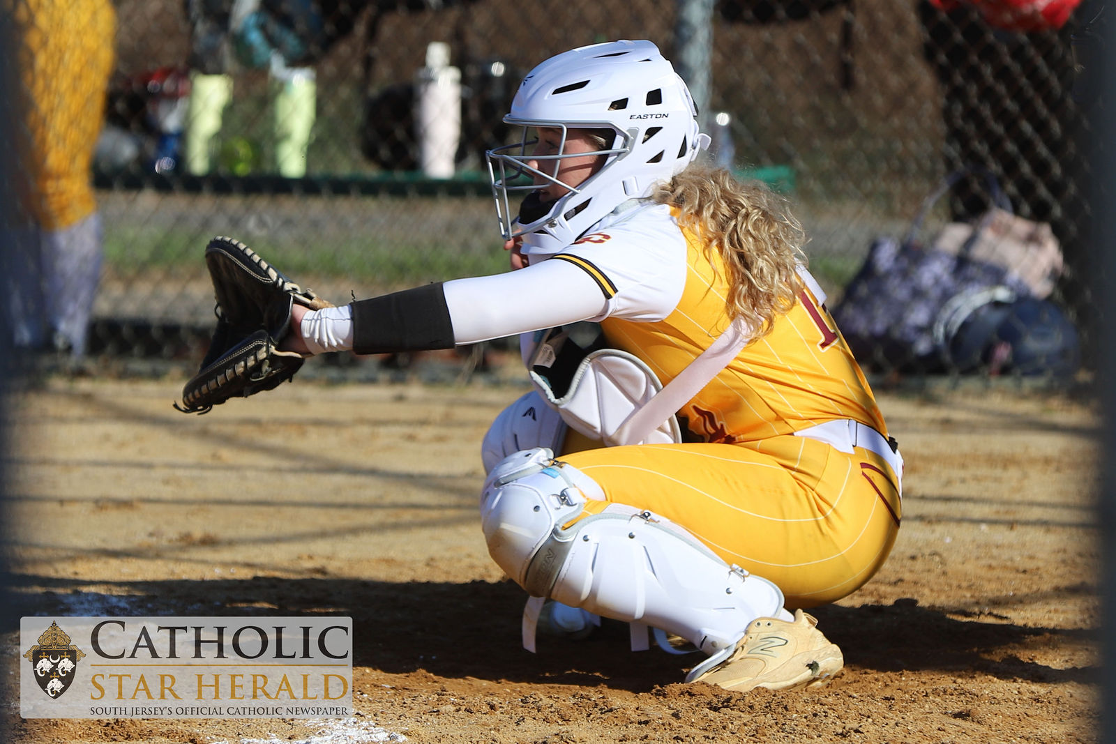 Gloucester Catholic High School softball vs. Delran scrimmage by ...
