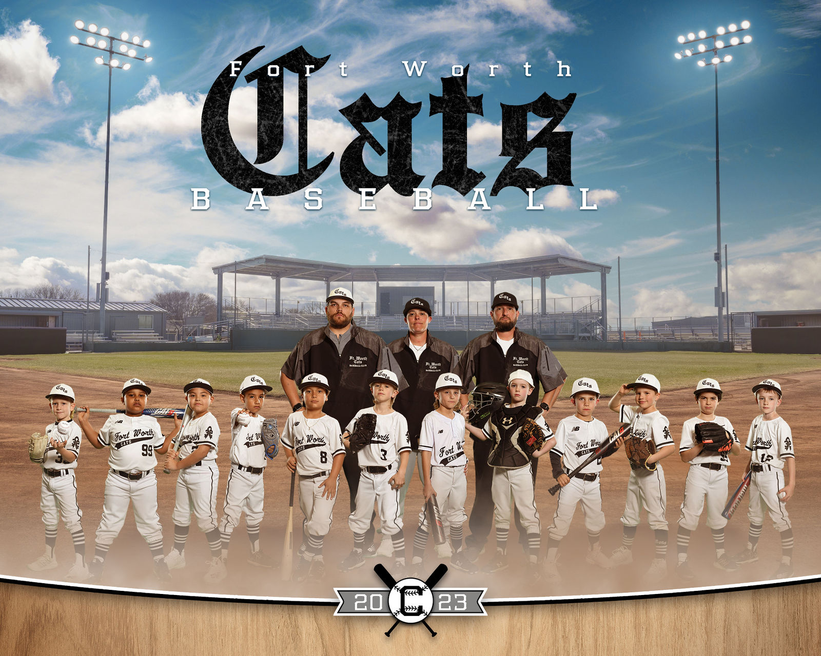 FW Cats - 7U Fineman Baseball by Love Your Smile Photography