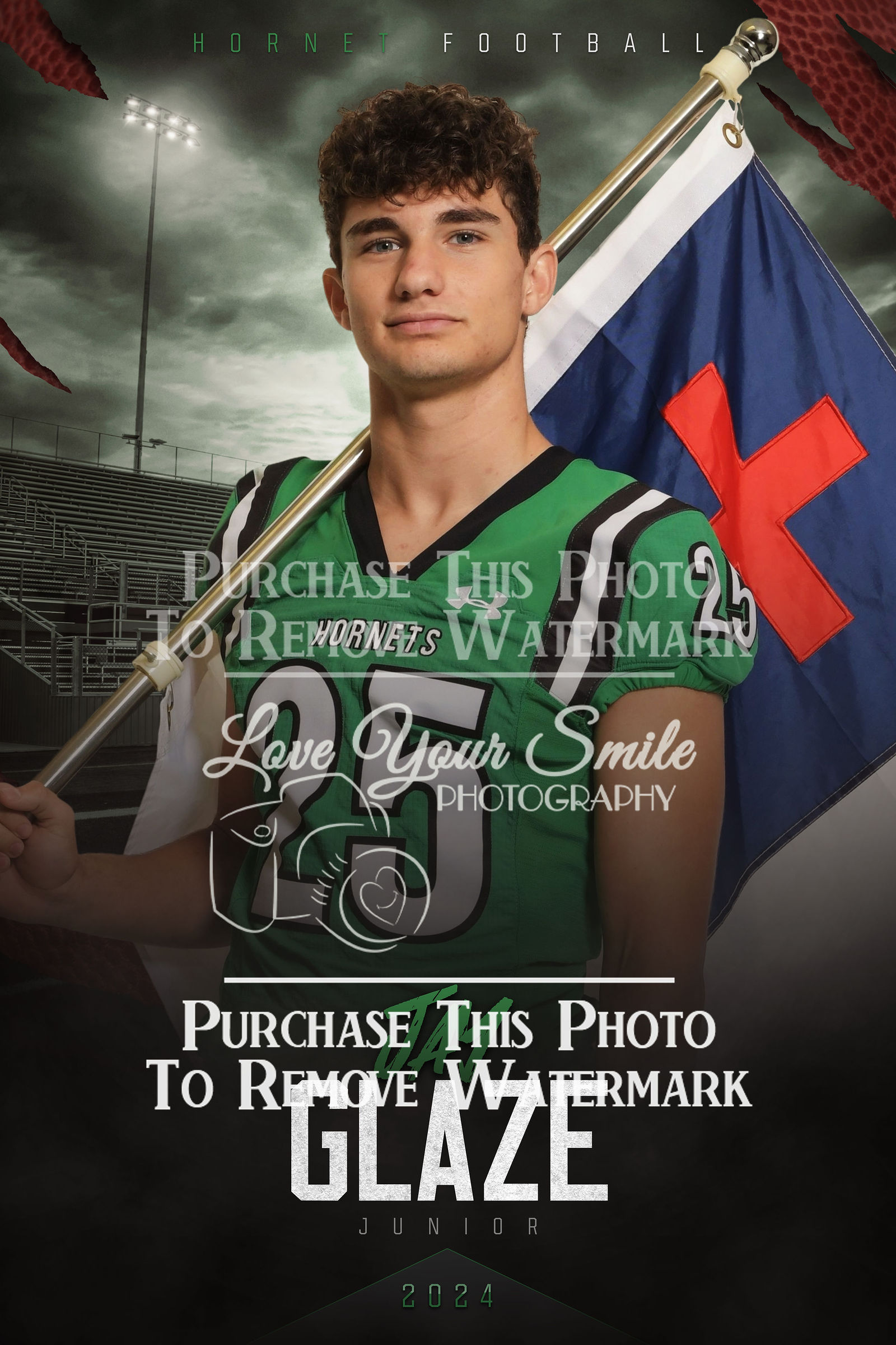 AHS Football Banners by Love Your Smile Photography