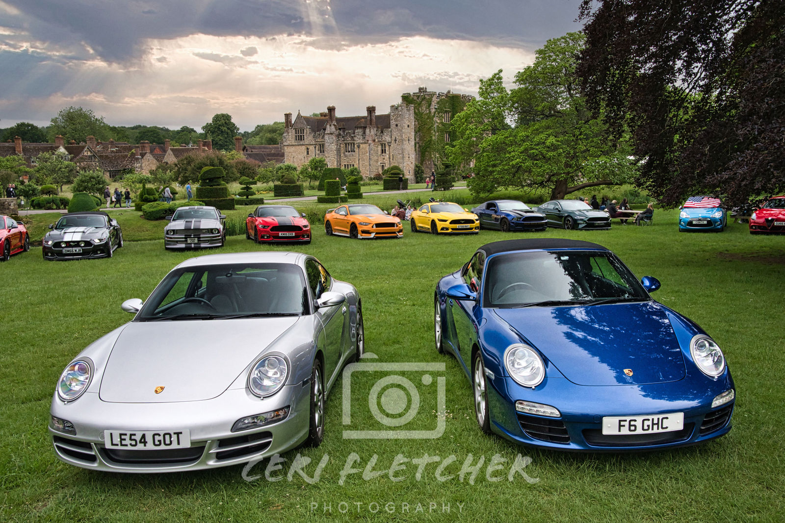 Hever Castle Car Show by Ceri Fletcher Photography