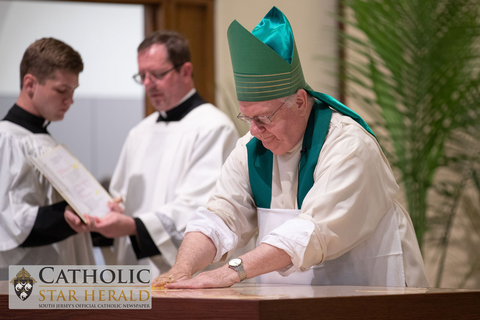 Bishop Blesses Altar at Saint Augustine Church Ocean City by Catholic ...