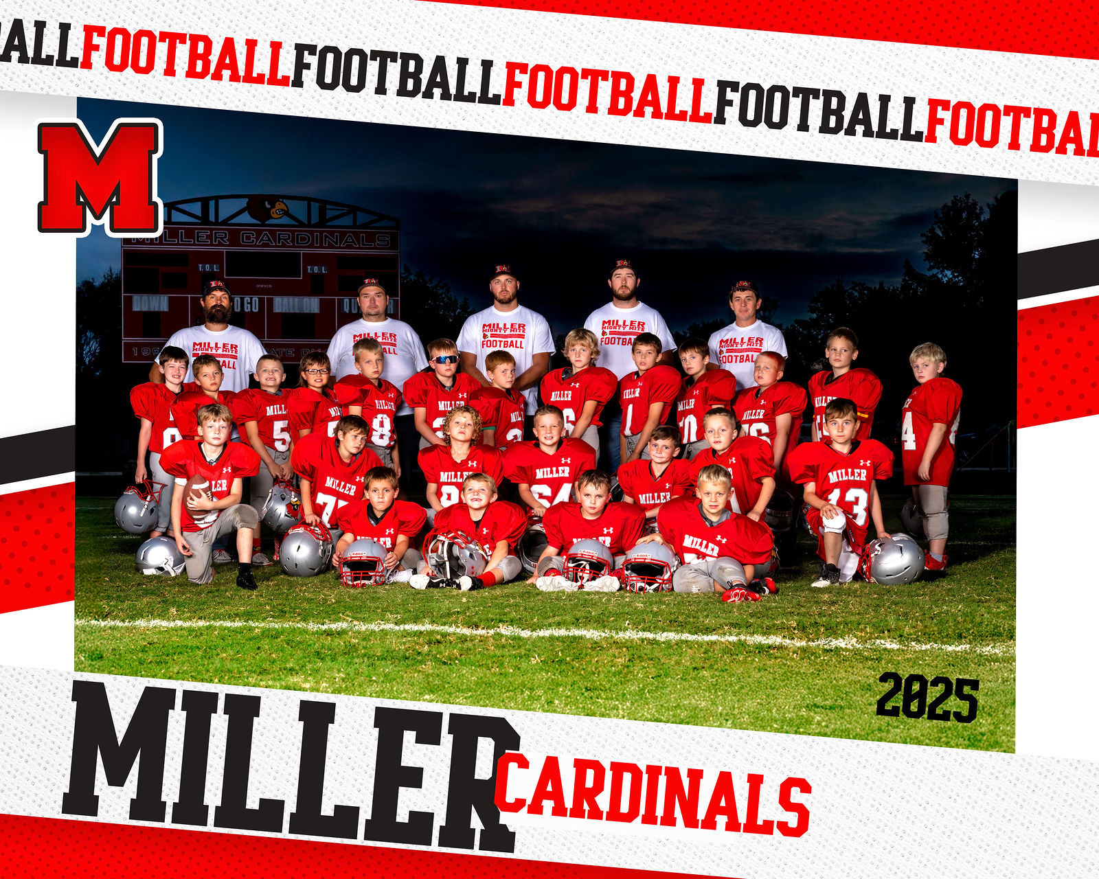 Miller Youth Football | 2025 by Limitless Photography