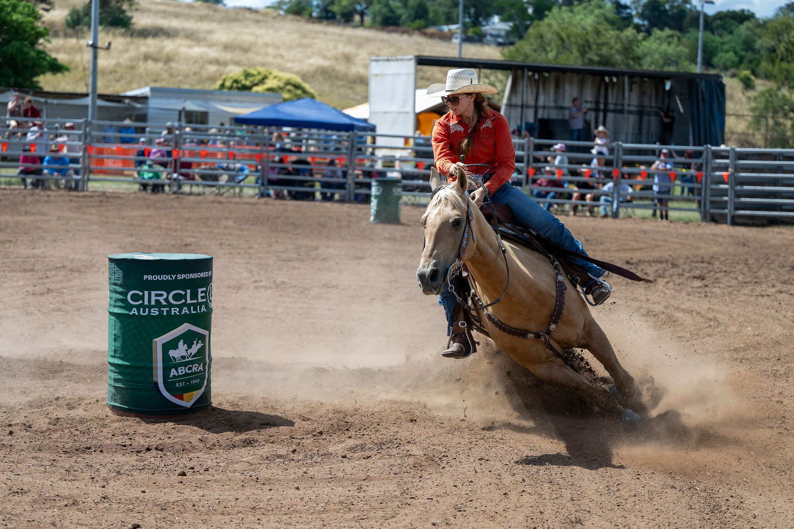 Cassilis Rodeo Ladies Barrels rd 1 by Col Boyd Photography