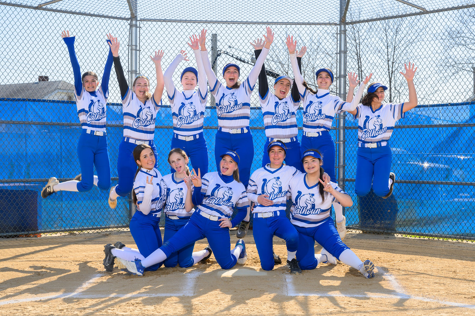 Calhoun JV Softball Team & Outdoor Media Day by Gameday Photos NYC