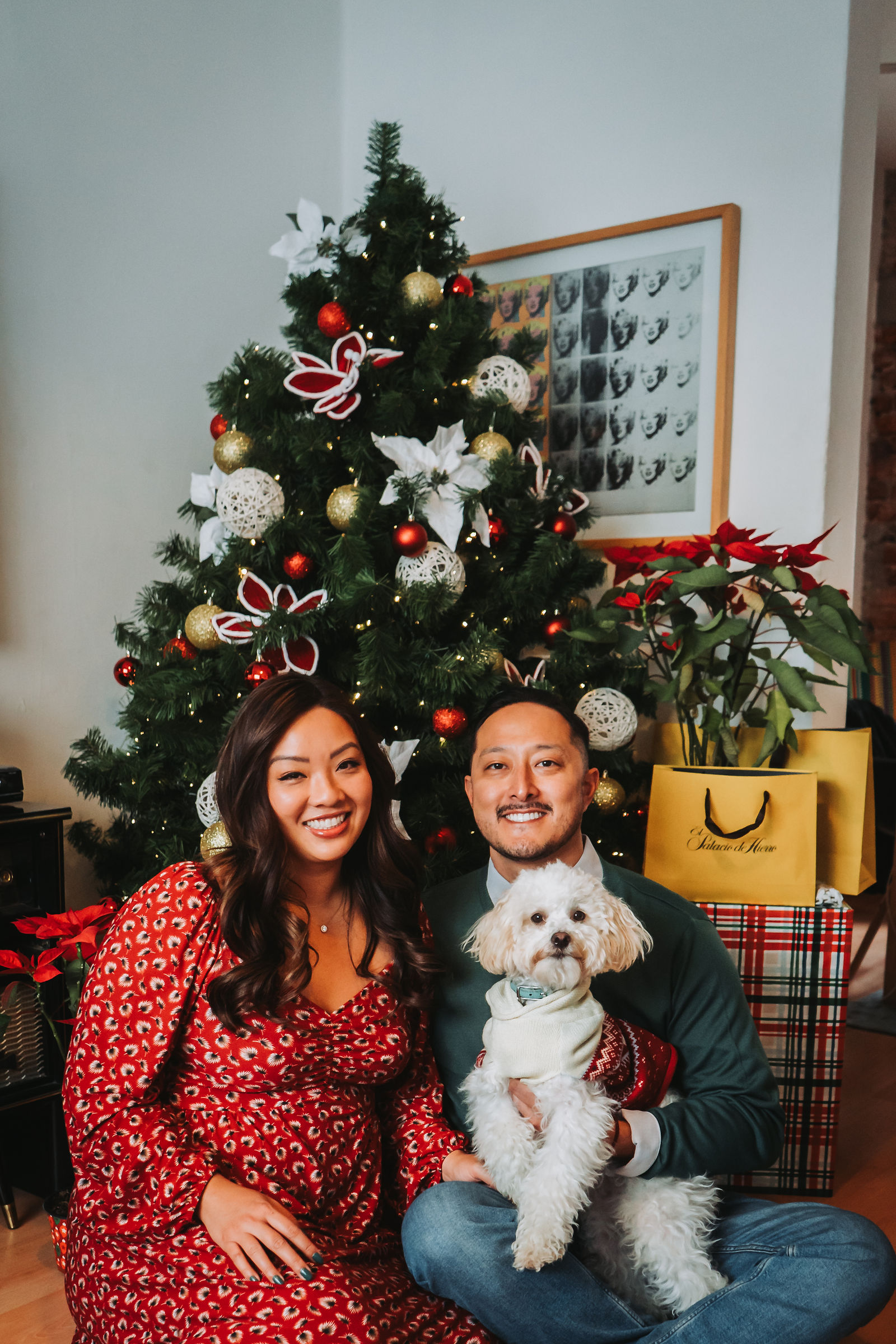 Lydia, Brandon and Leche Christmas Photoshoot by Freelens Foto