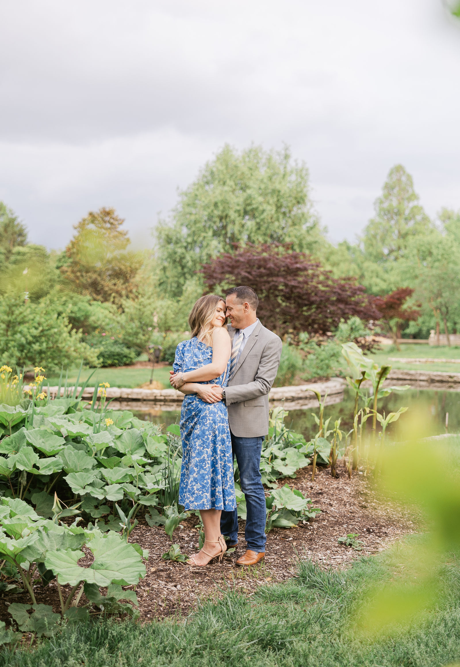 Charlee and Nick Engagement Session. Lilly Pond Towers Park St. Louis ...