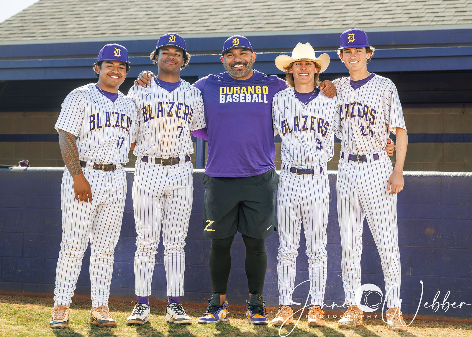 2-17 Durango Baseball Seniors by Jenni Webber Photography