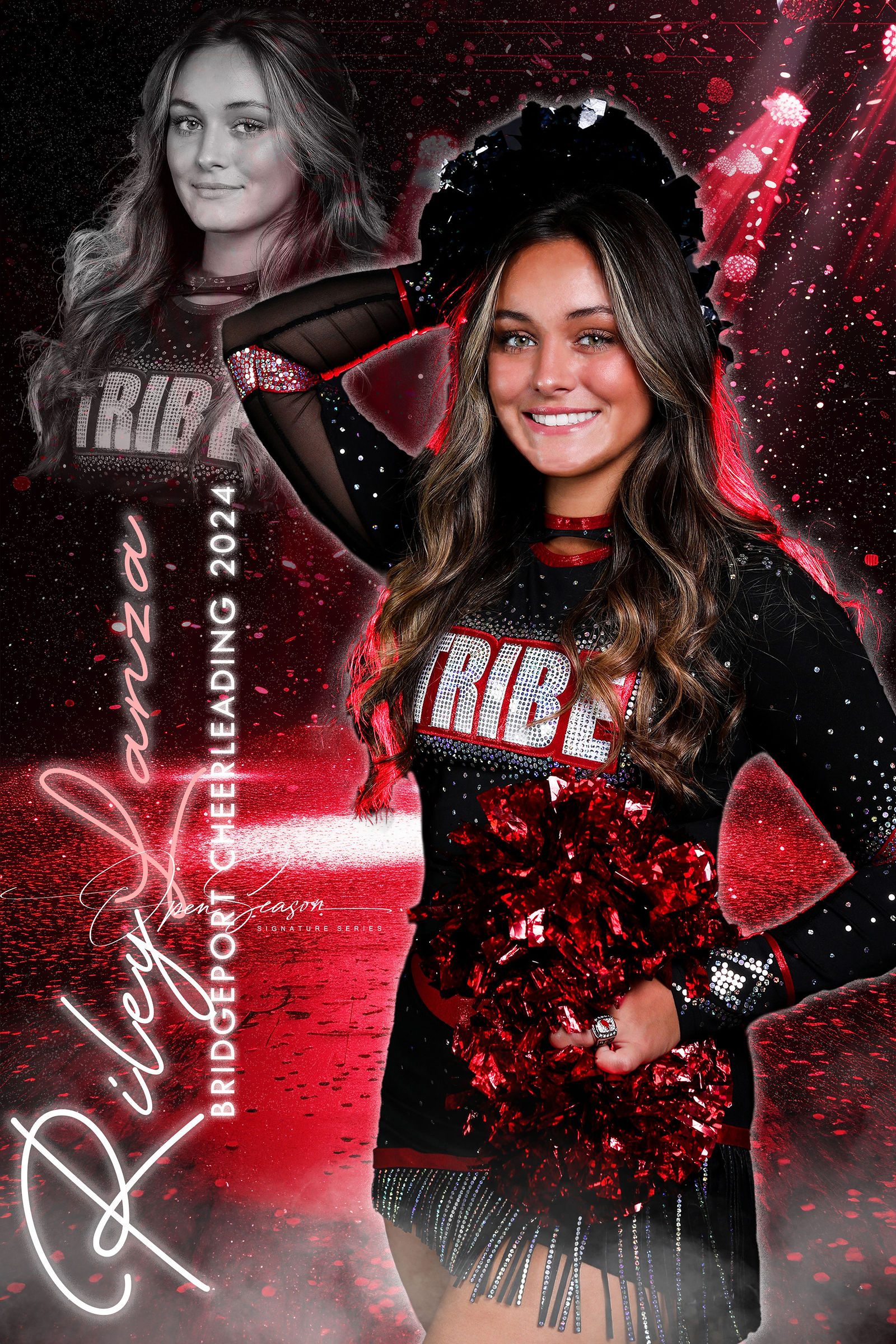 Cheer Banners 2024 by open season photography