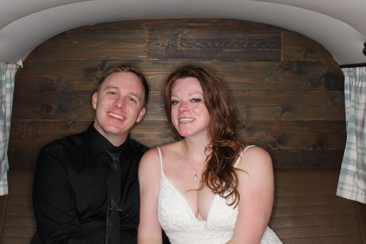 Lizzy + Rob by Photos by The ShutterBus Vintage VW Photo Booth