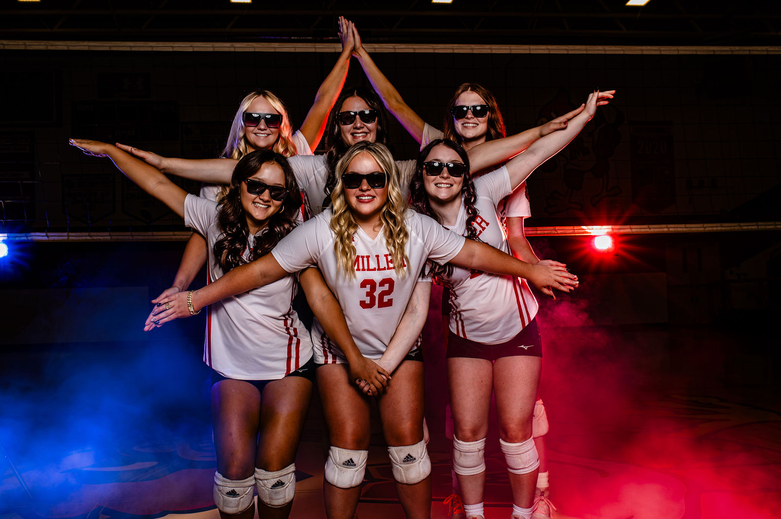 Miller High School Volleyball Seniors by Limitless Photography
