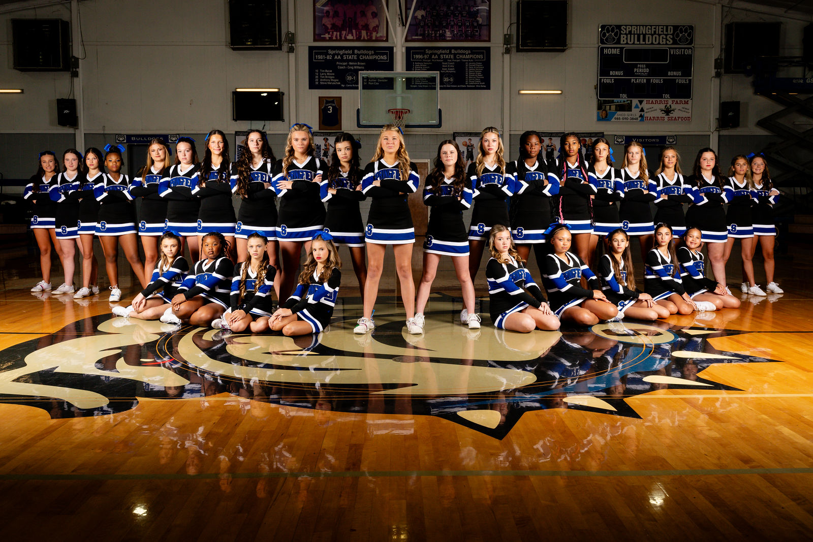 Springfield Middle School Cheer 2024 by Glenn Eymard Photography