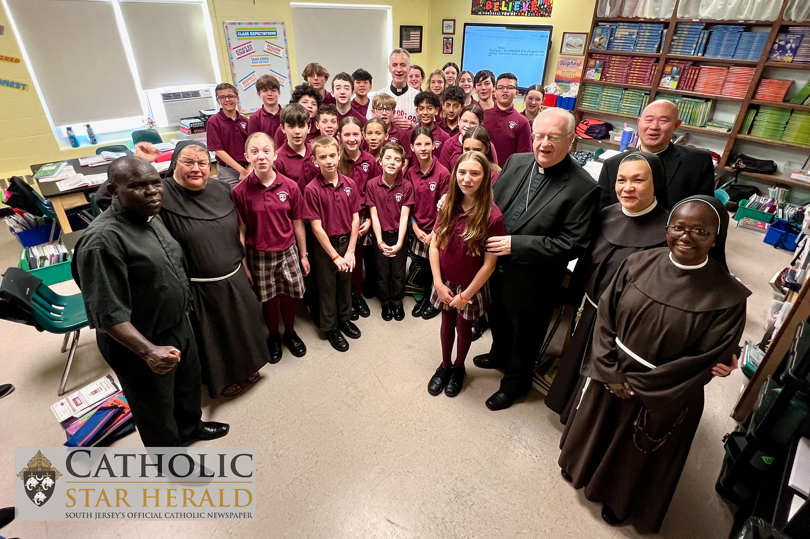 Bishop Williams and Bishop Sullivan visit Saint Margaret Regional ...