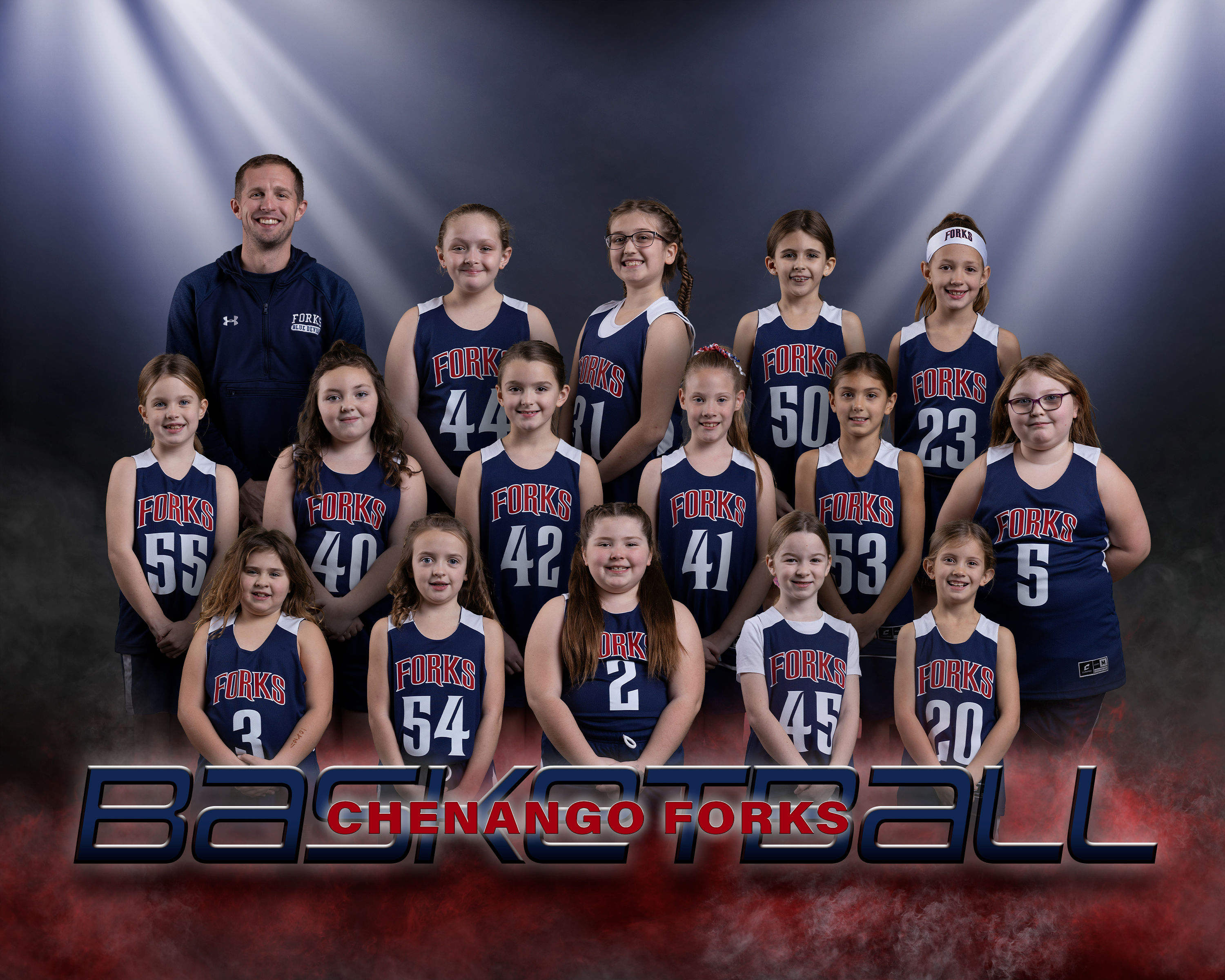 Chenango Forks Youth Basketball 2023-2024 by Sean Murphy Studios
