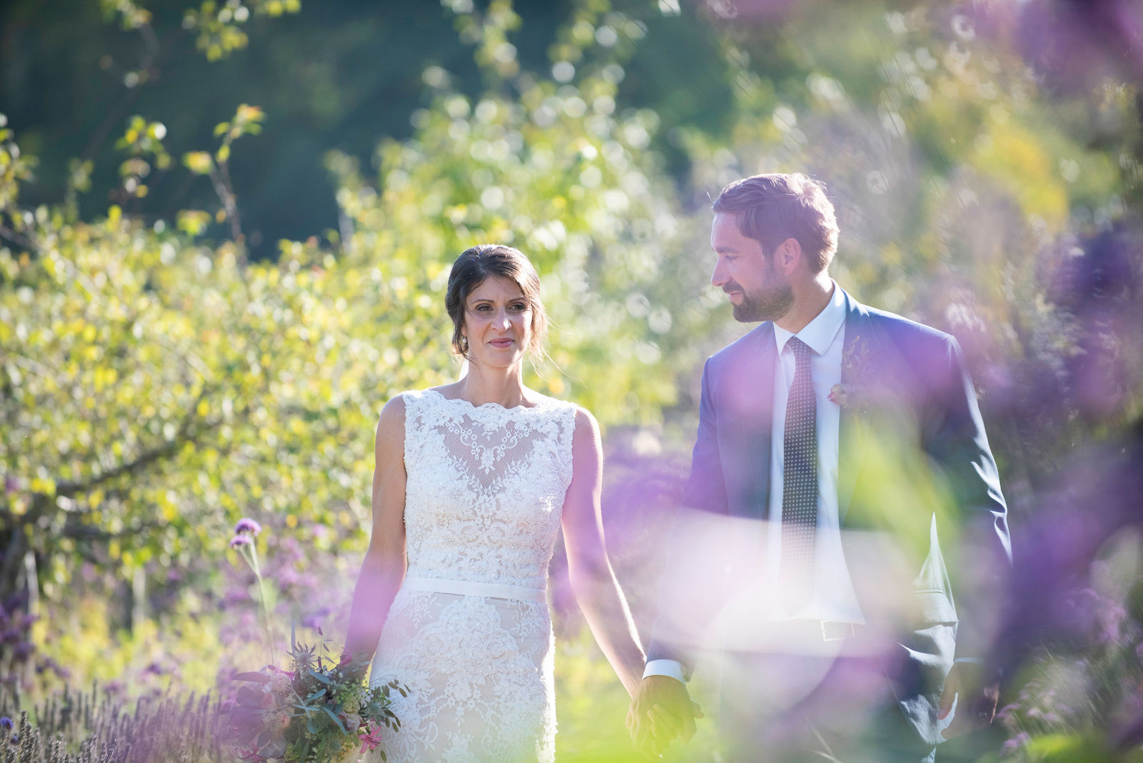 Hannah and Duncan The Walled Garden by Ali Gaudion Photographer