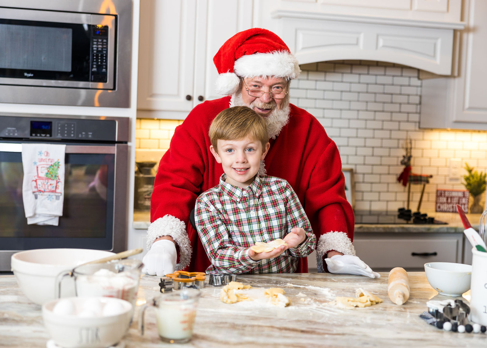 {Logan} : Cooking with Santa by Kim Stewart Photography