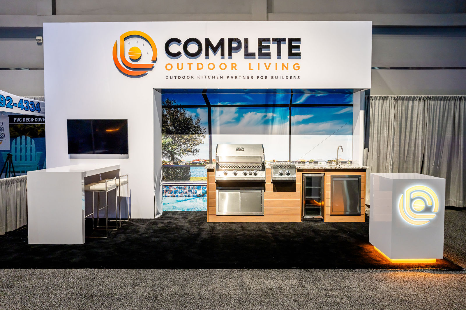Complete Outdoor Living booth | Orange County convention Center by ...