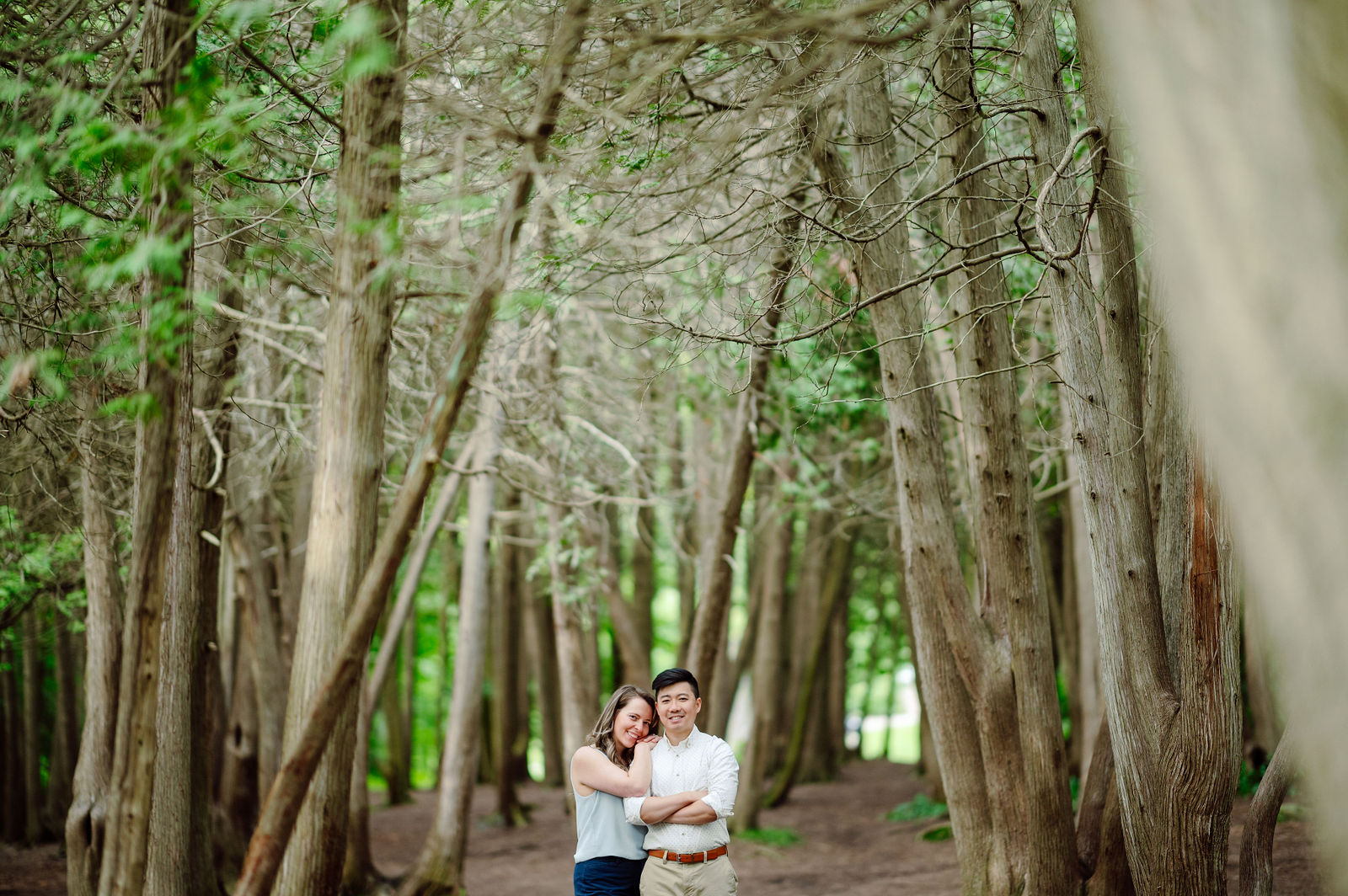 Sarah and Ryan Engagement Elora by davidiam photography