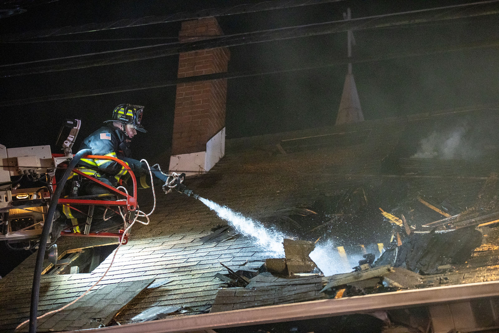 Pemberton Township 2 Alarm Church Fire by Dave Hernandez Photo