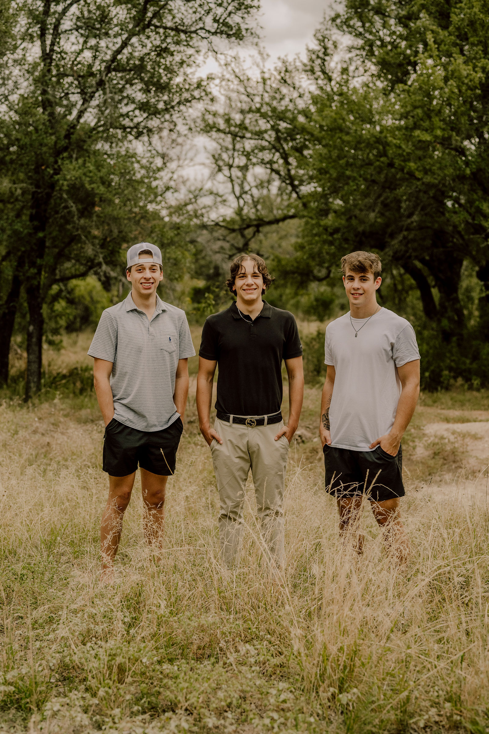 Cole, Lincoln, and Tyler - Class of 2025 by Vannah Lee Photography