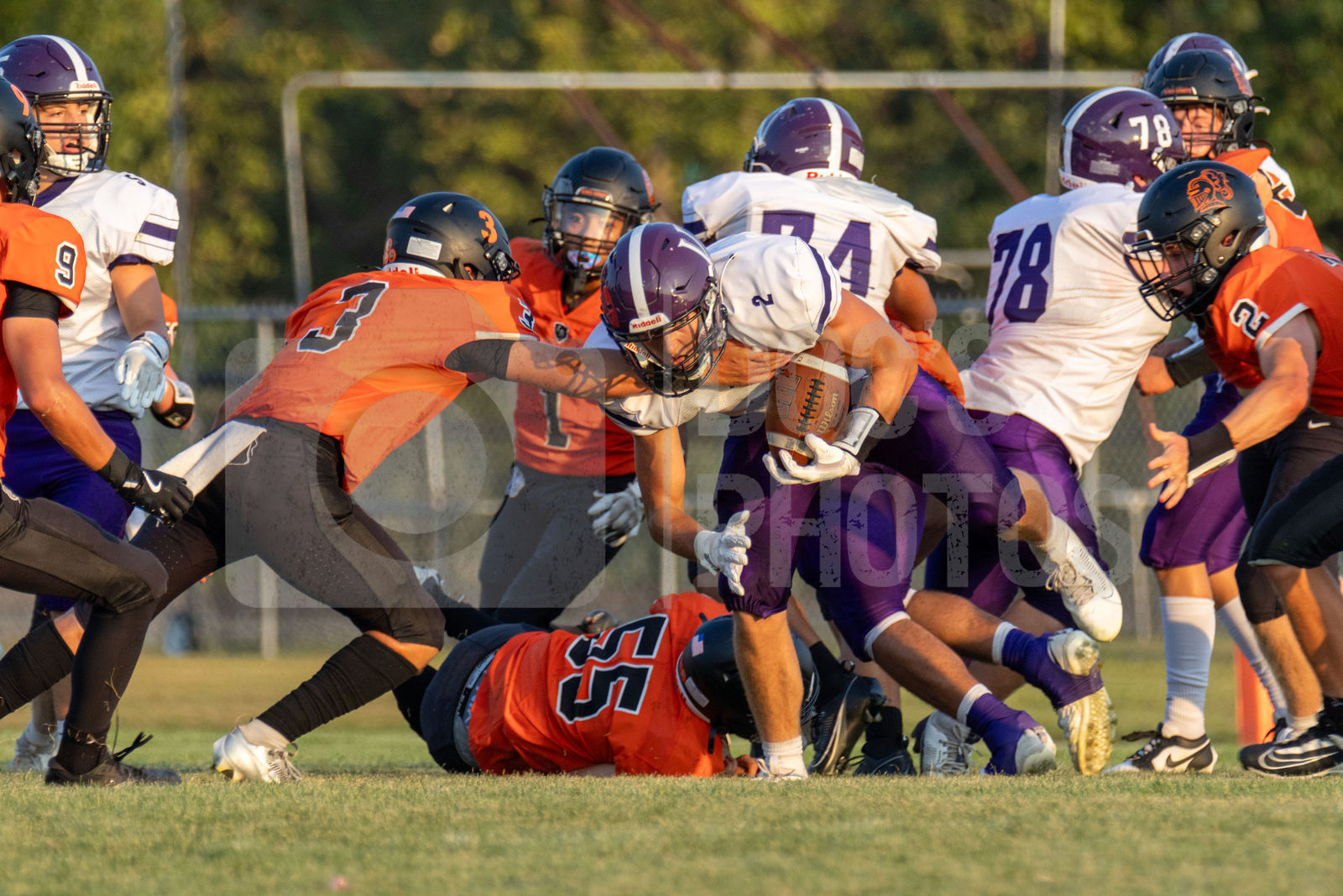 Van Buren vs Leipsic Football 2024 by Doc's Photos
