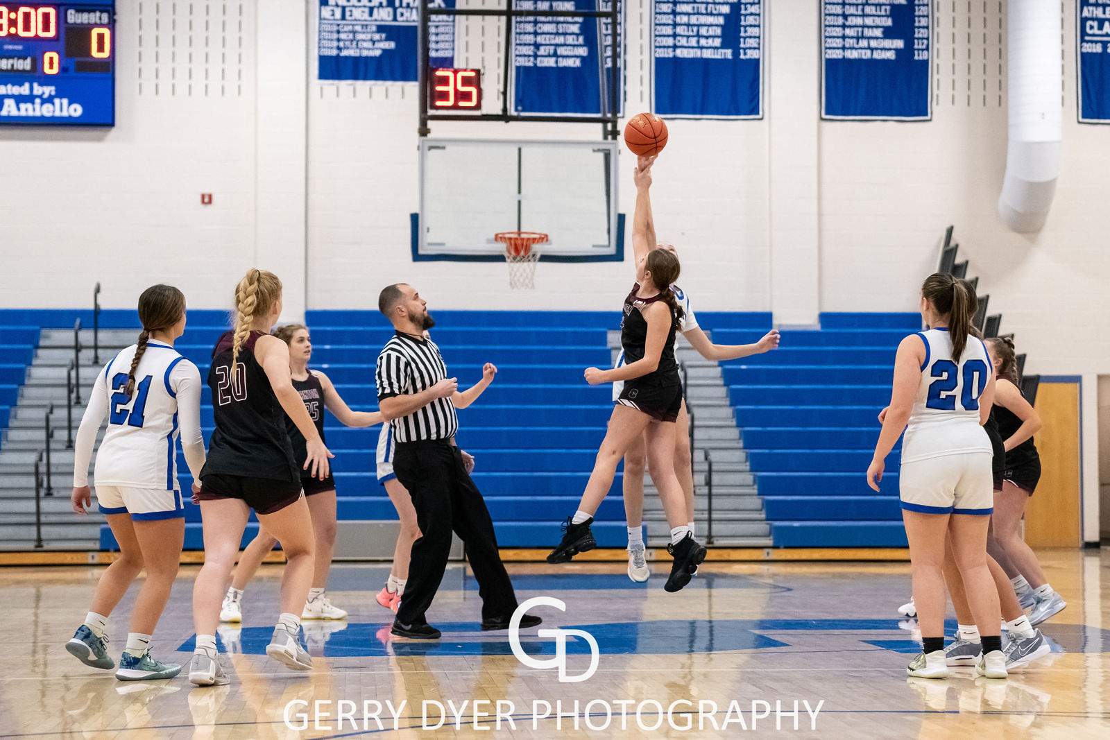 Suffield Girls JV Basketball vs. Canton 2023 by Gerry Dyer Photography