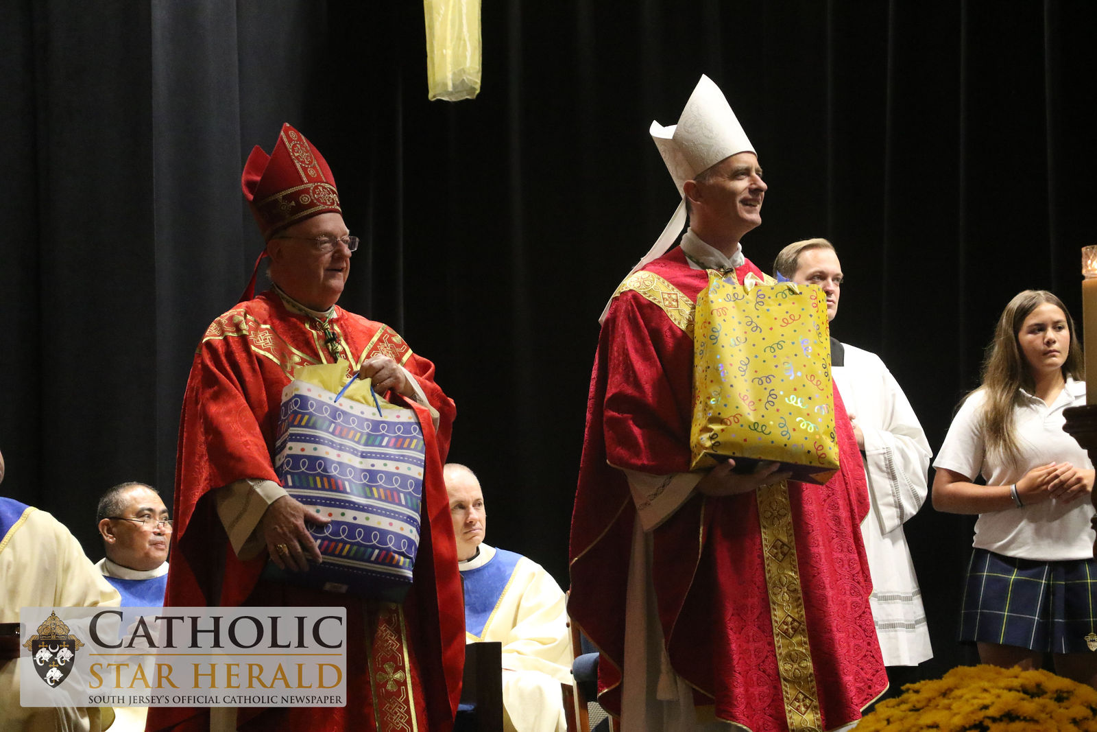 Bishop Sullivan and Bishop Williams visit Holy Spirit High School by ...