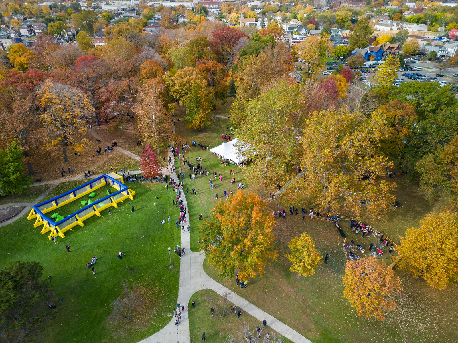 Detroit Fall Fest by Aerial Detroit