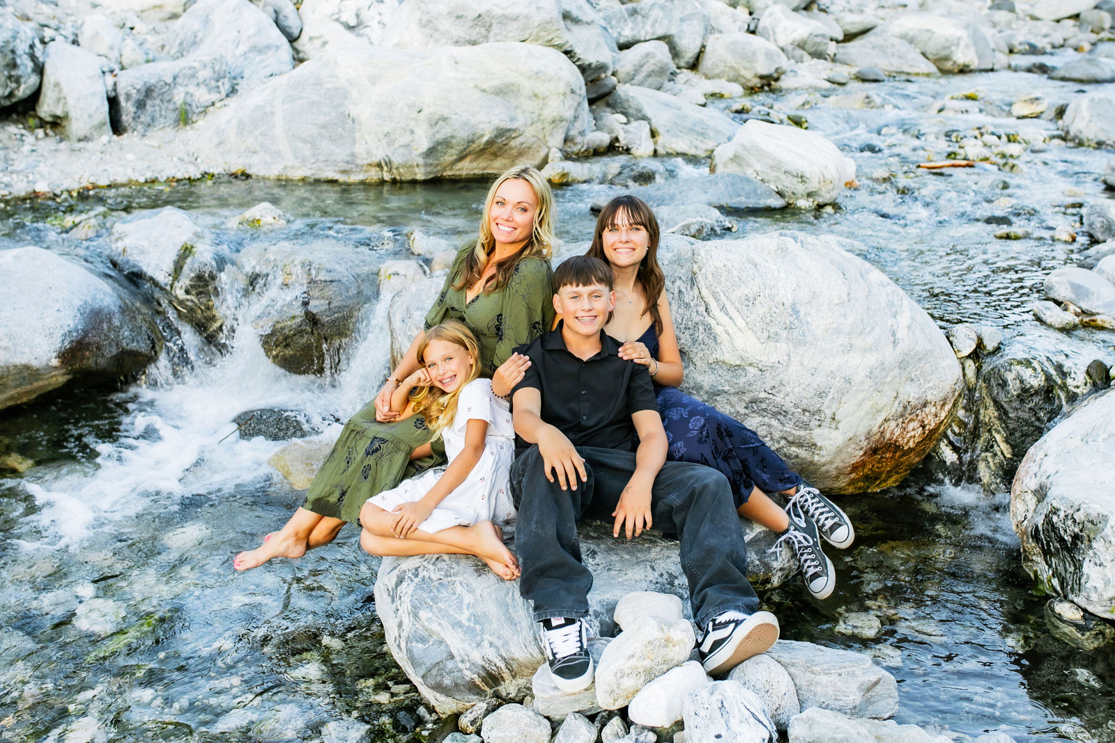 Monica + Kids (Forest Falls) by Heather Smith Photography
