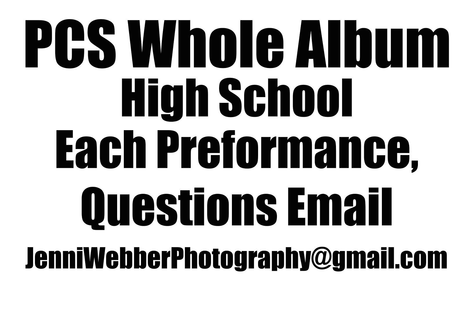 PCS - High School by Jenni Webber Photography