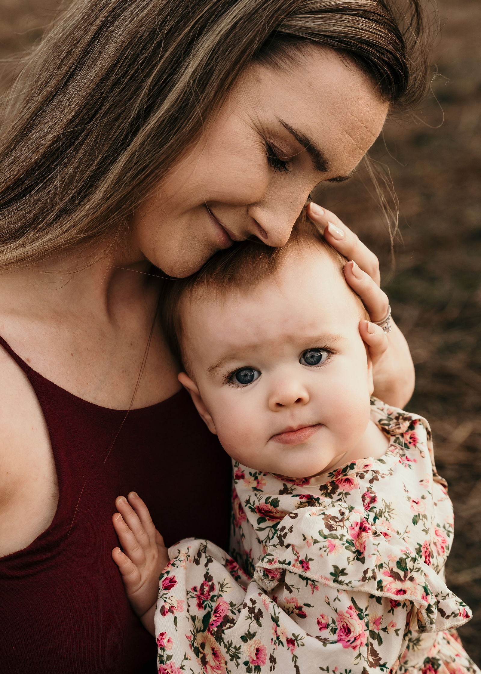 Winonna First Birthday Cake Smash by Bailey Young Photography