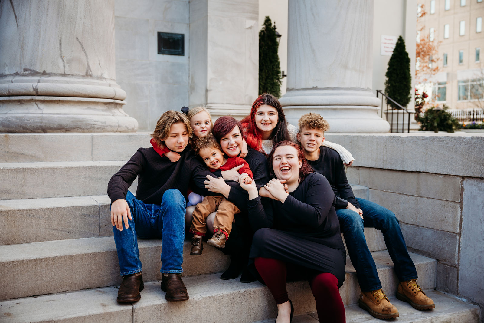 Joyner Family Christmas in the City 2023 by Freeman & Co. Photography