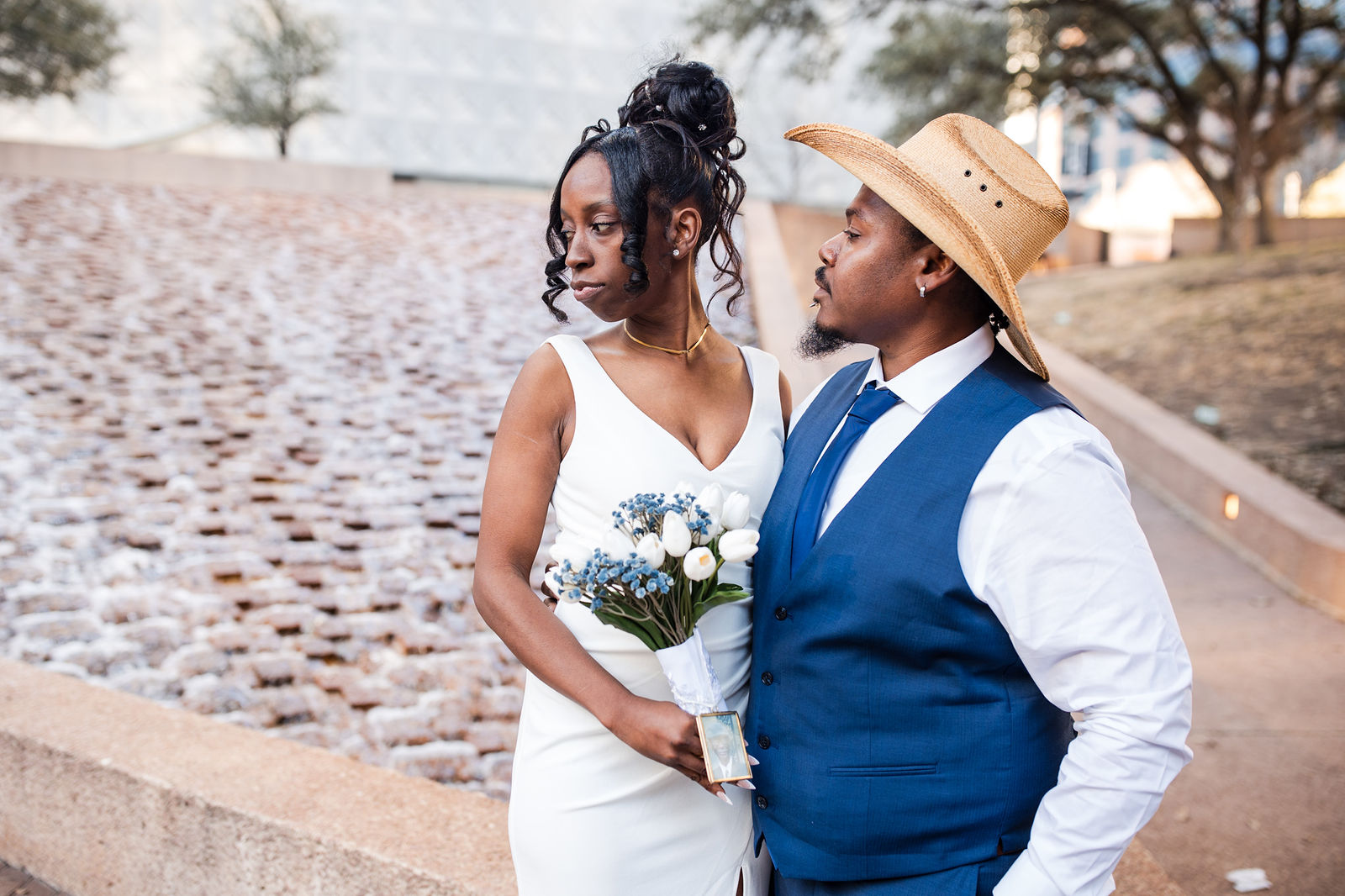 Dewayne & Shanise- Thanksgiving Square by Just Elope LLC