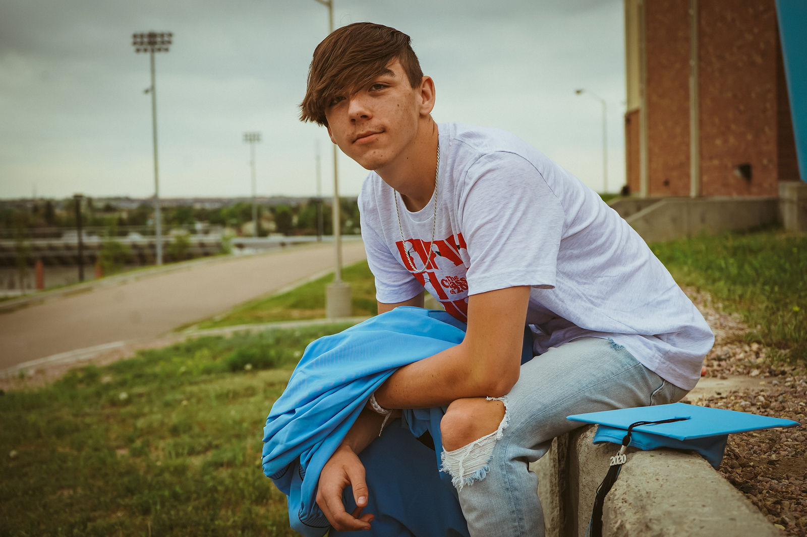 Dylan Cap & Gown 2020 by Chanda Spears Photography