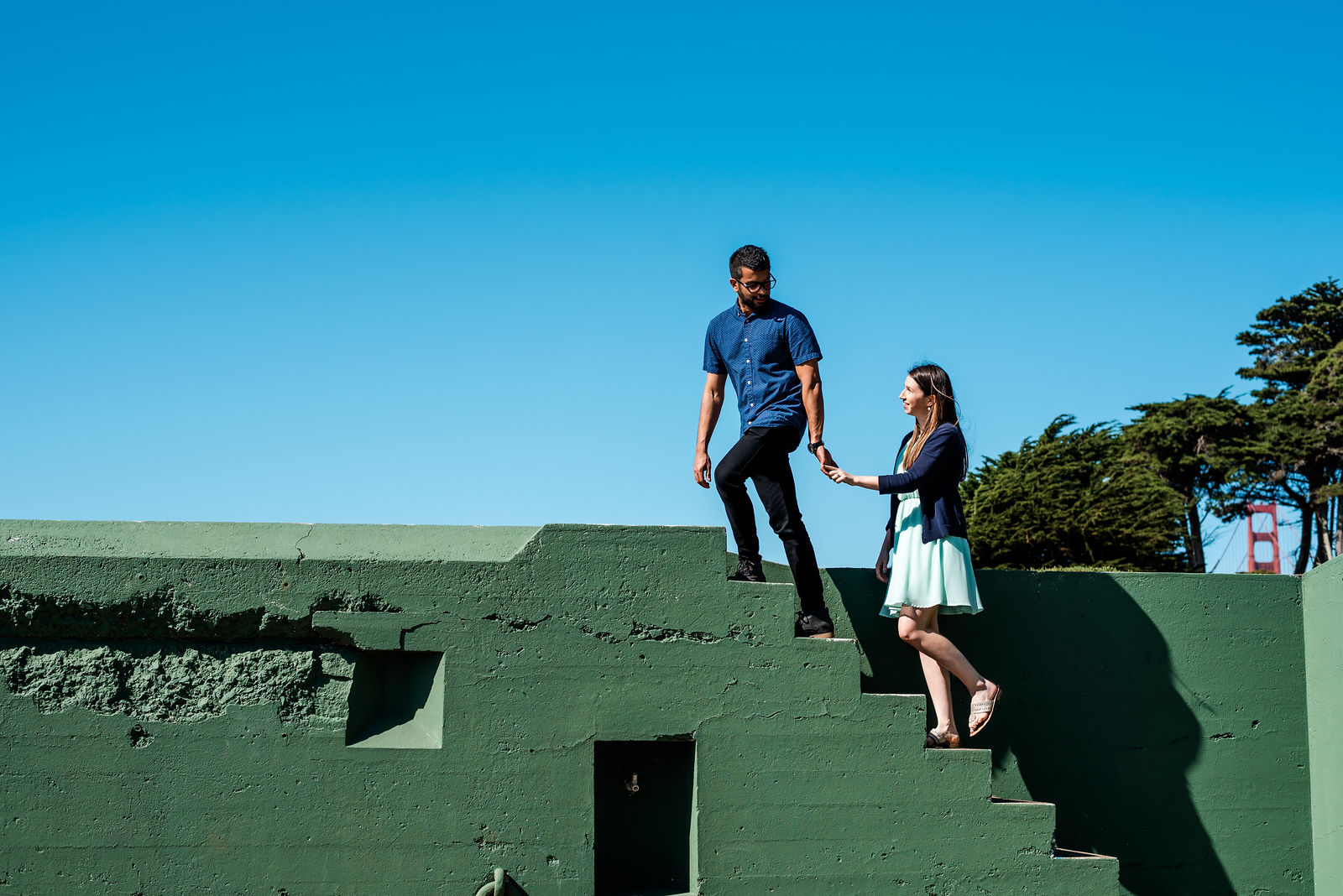 Deepak's Proposal at Baker Beach by Kathleen Sheffer Photography
