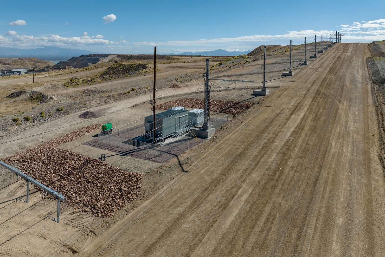 Komatsu Proving Ground Trolley by HawkView Aerial Solutions