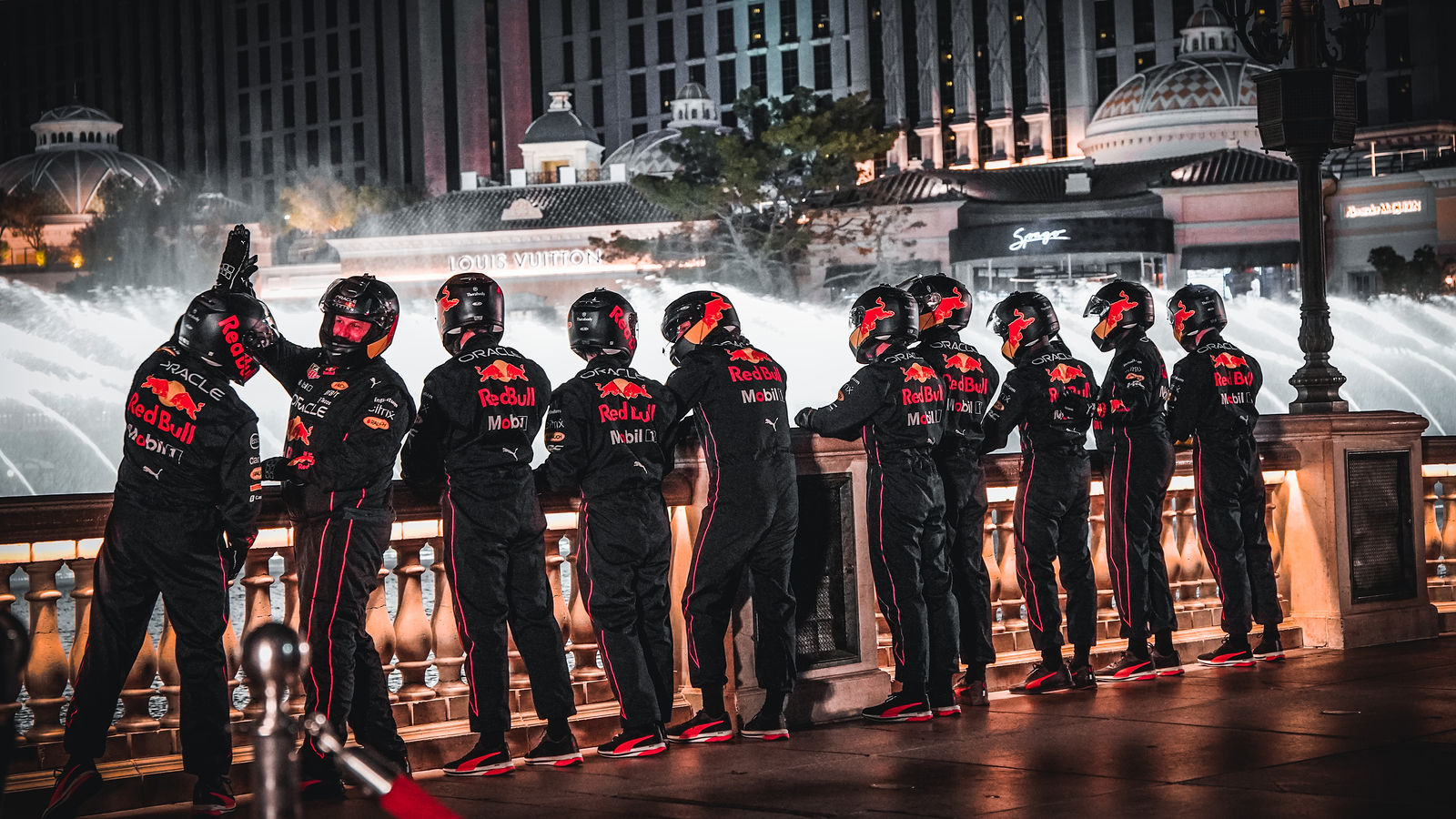 F1 | Red Bull Team - Las Vegas Strip @ Bellagio Fountains by ...