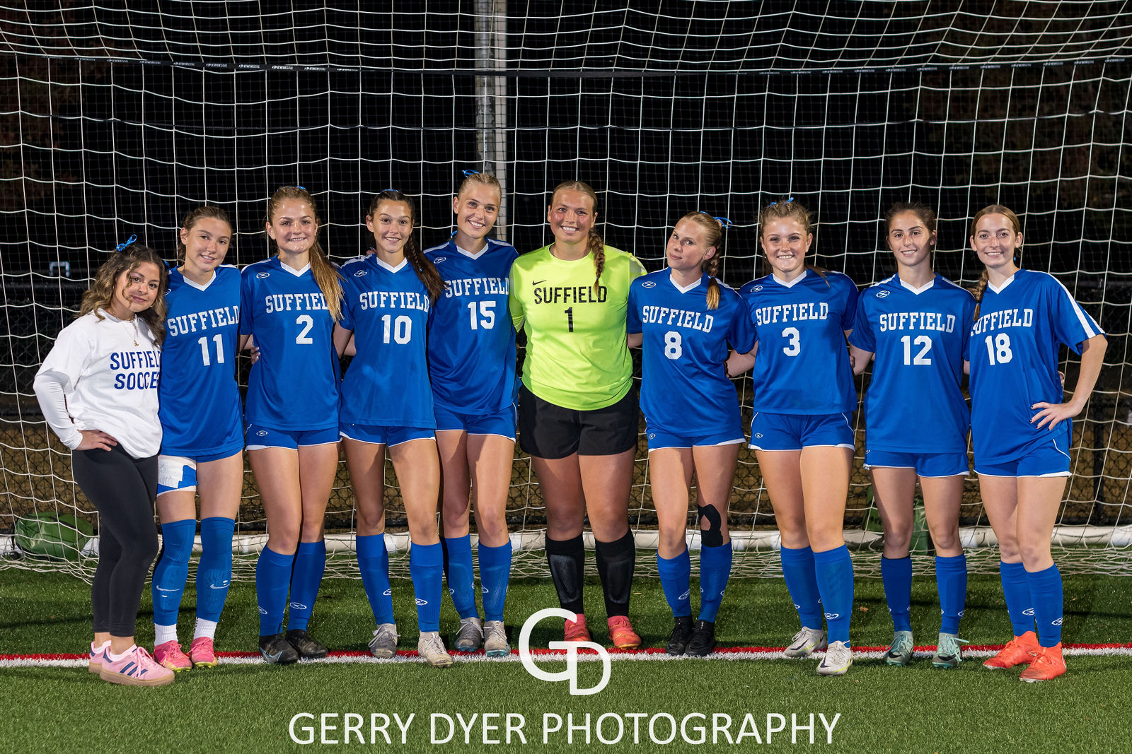 Suffield Girls Soccer Senior Night 2024 by Gerry Dyer Photography