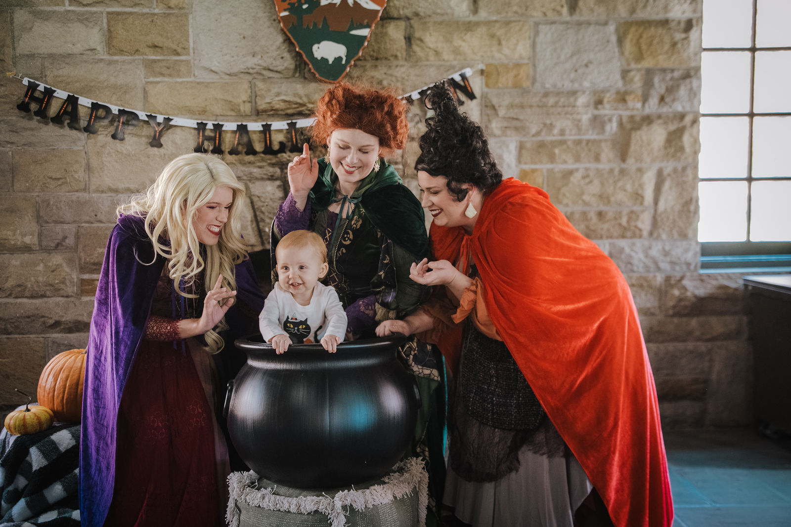 Nina, MJ and the Sanderson Sisters by Shiny Penny Studios