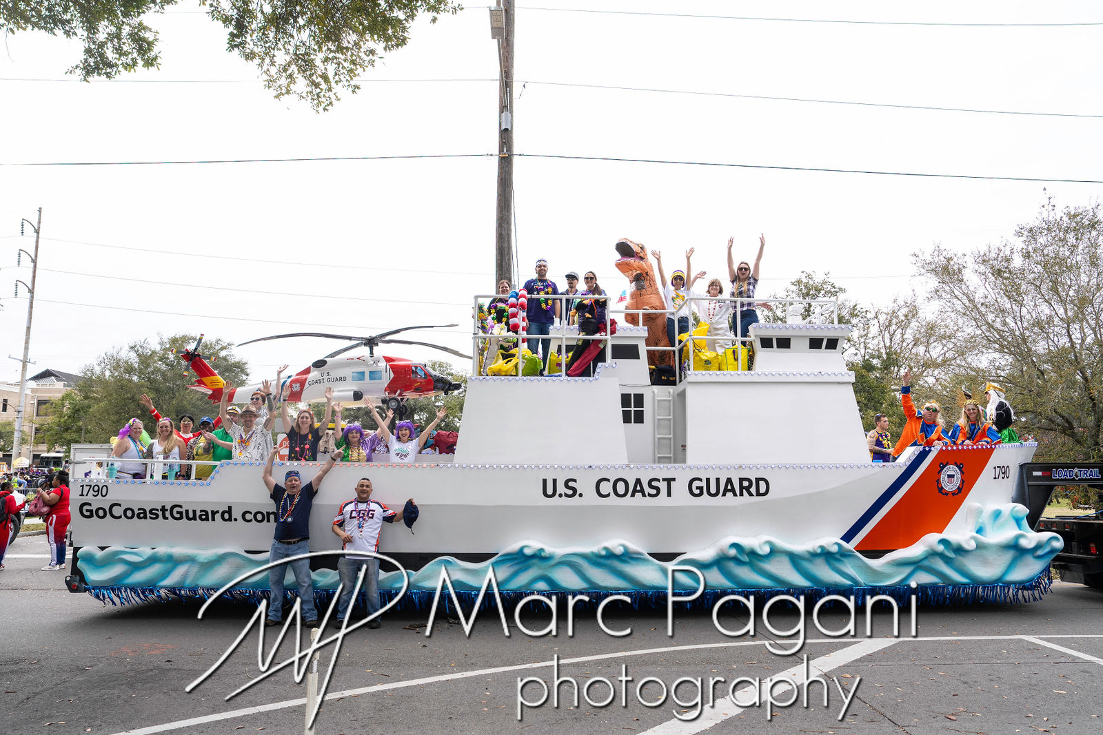 Coast Guard Float - Endymion 2024 by Marc Pagani Photography