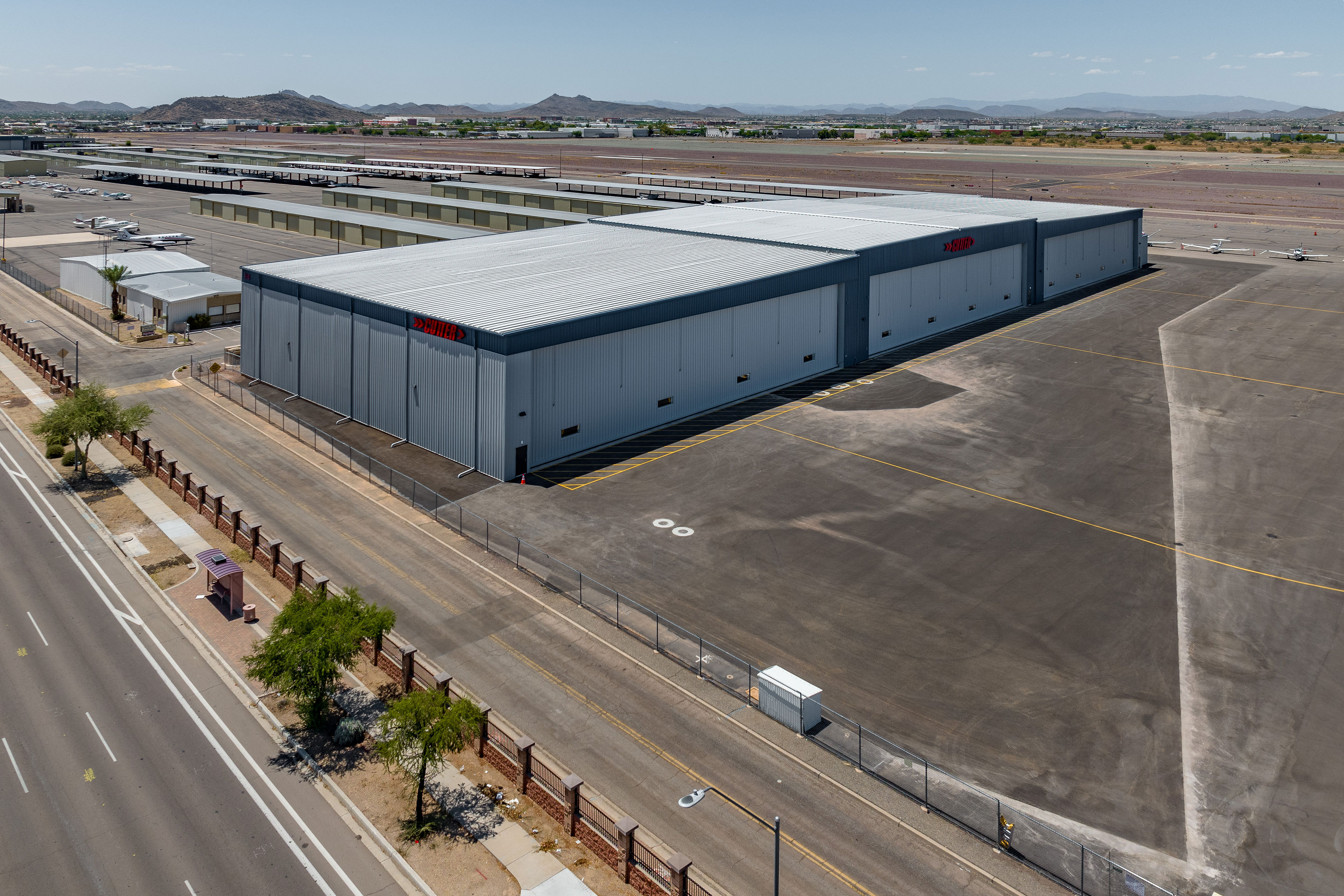 Cutter Aviation Hangar DVT by HawkView Aerial Solutions