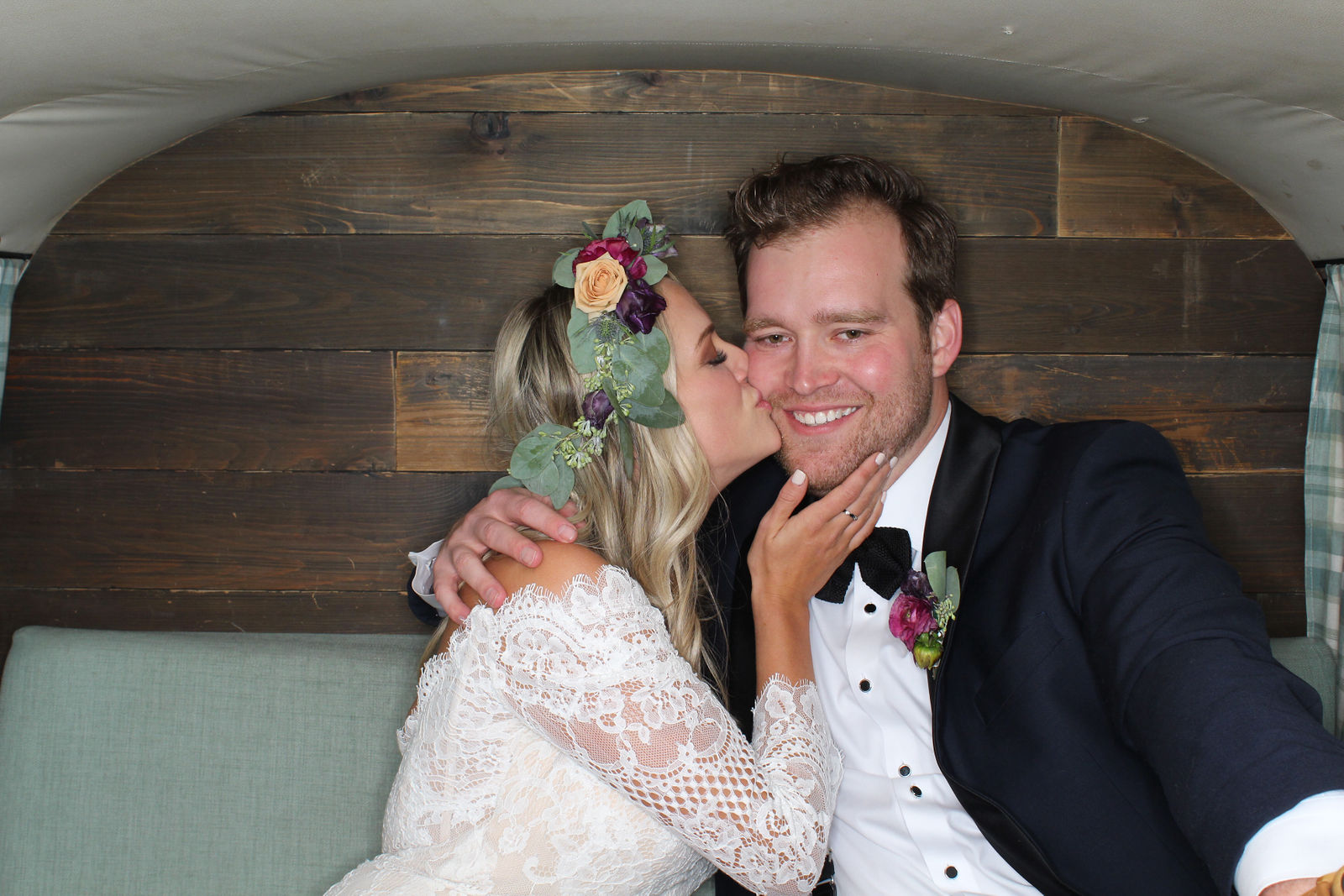 Chelsea + Jake by Photos by The ShutterBus Vintage VW Photo Booth